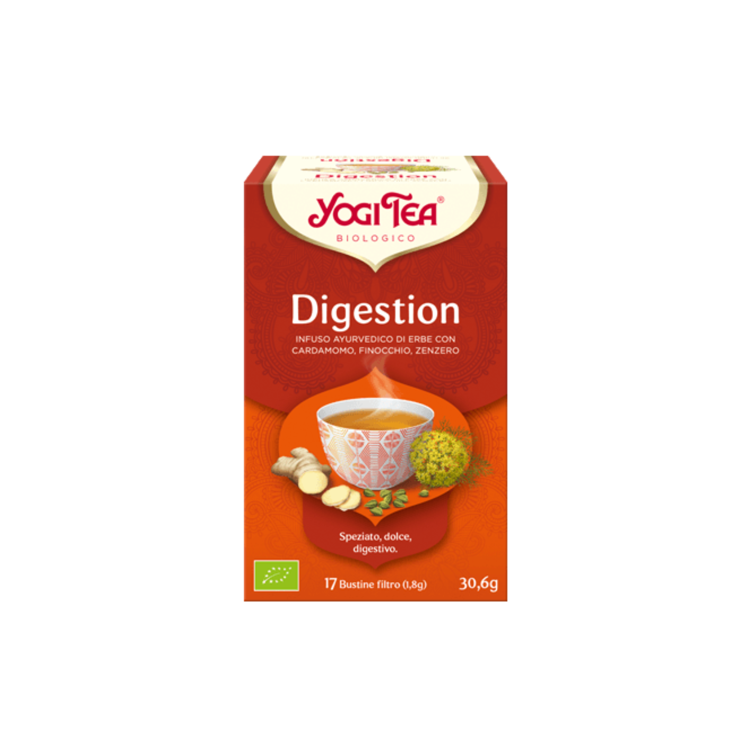 Yogi-Tea® | Digestivo | Infuso Erbe con Cardamomo, Finocchio e Zenzero ...